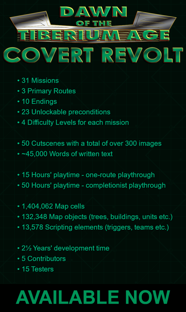 Dawn of the Tiberium Age: Covert Revolt ist da! | Command & Conquer ...